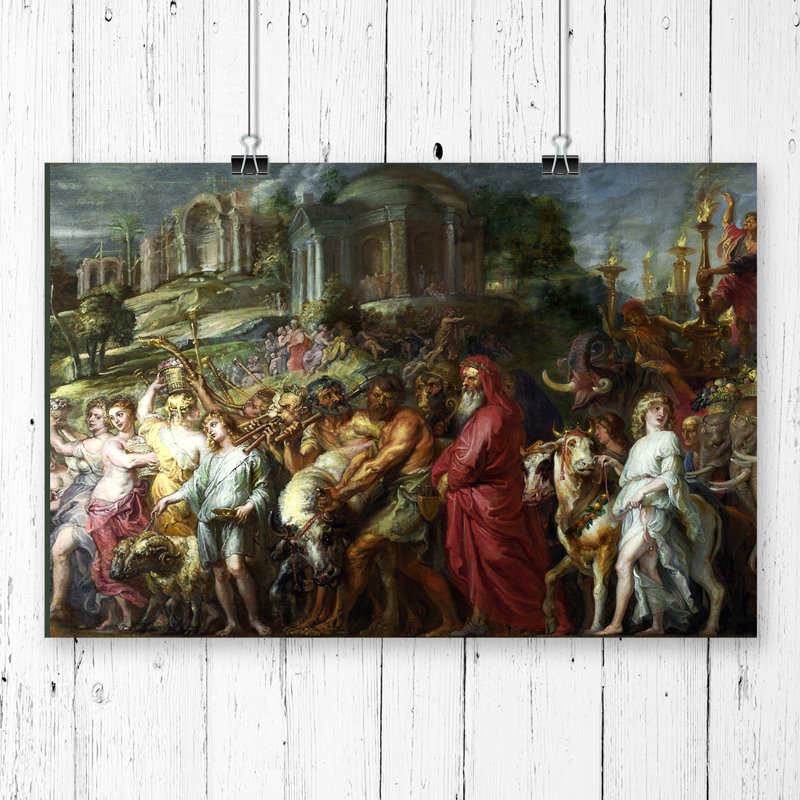 East Urban Home Poster "Römischer Triumphzug" von Peter Paul Rubens, Kunstdruck | Wayfair.de